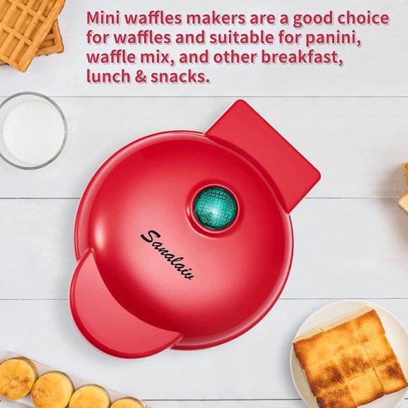 Kitchen | Mini Waffle Maker Nonstick Keto Chaffle Maker For Hash Browns ...